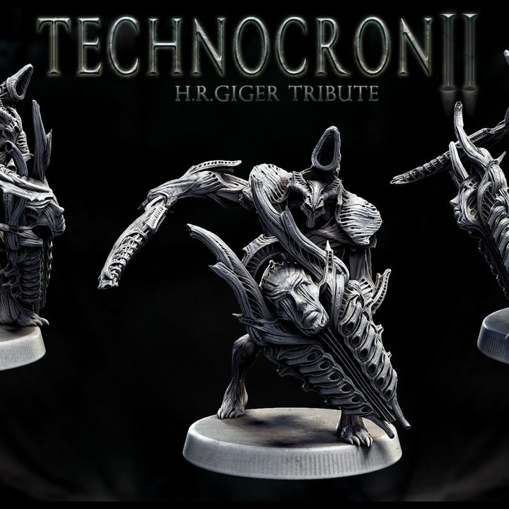 3D Printable TechnoMech Pretorian (pose 4 of 8) by Mini Monster Mayhem